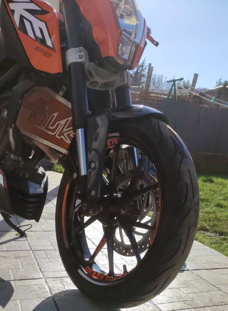KTM Duke 125 Wheel Stickers - KTM Duke 125 Wheel Decal Kit - M-Stickers