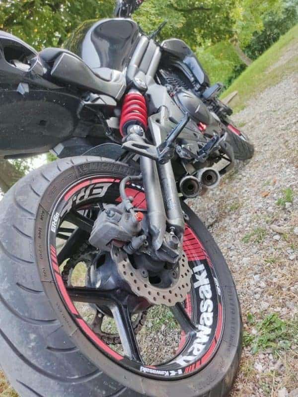 Kit stickers jantes Kawasaki ER6-N - Kit déco jantes ER6 - M-Stickers