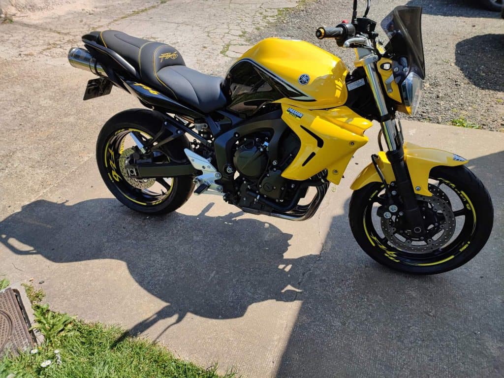 Stickers jante Yamaha FZ6 - Kit déco complet pour les 2 jantes