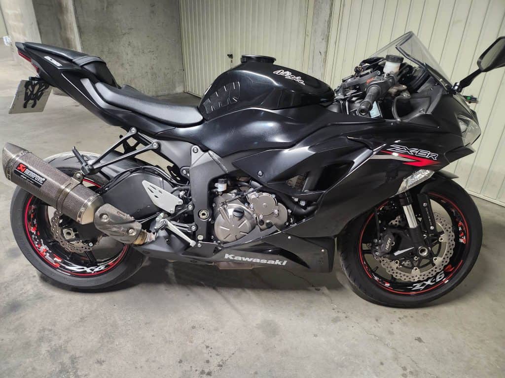 Stickers jante Kawasaki ZX6r - Kit déco jantes Kawasaki ZX6r