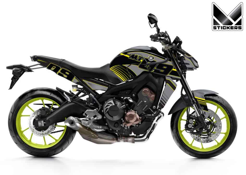 Yamaha MT-09 Decal Kit - Race 1 - Yamaha Motorcycle Decal Kit