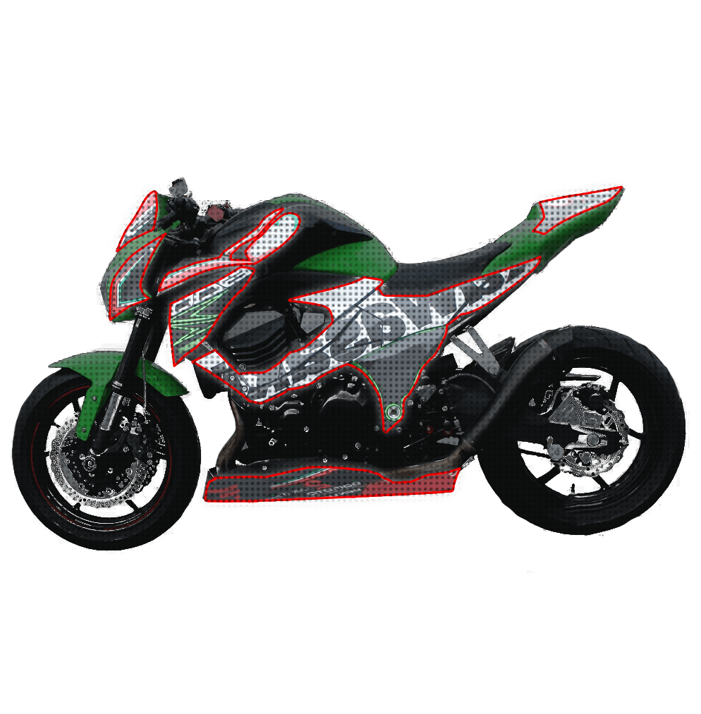 Kit Déco - M-Stickers - kit deco moto sur mesure