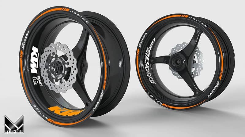 KTM 1290 Super Adventure S Wheel Rim Decals - Wheel Rim Decorative Kit