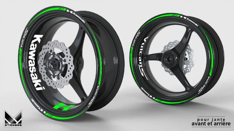 Kawasaki Vulcan S Rim Stickers - Kawasaki Vulcan S Rim Decal Kit
