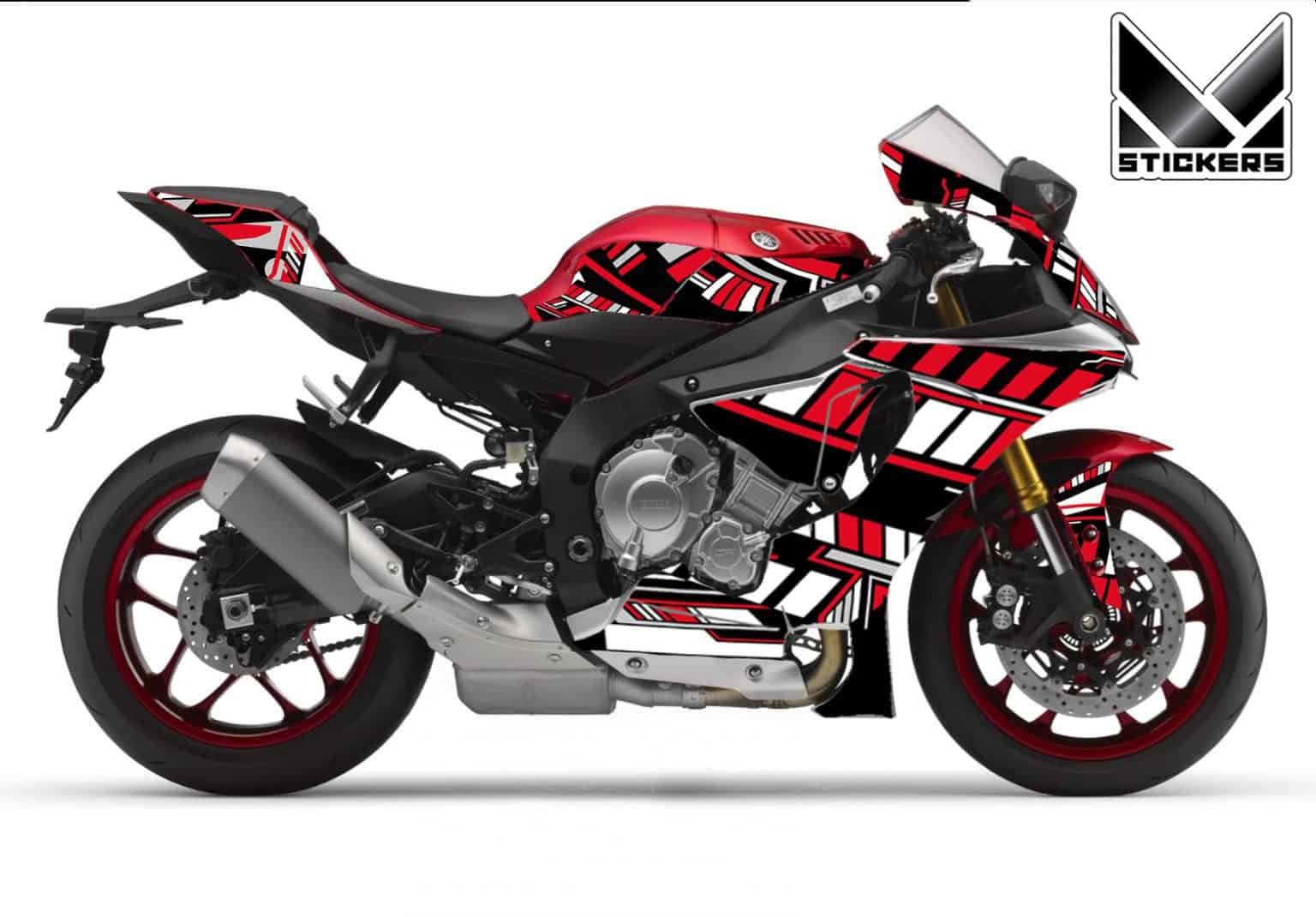 Kit déco Yamaha R1 - Line Art Kit déco moto Yamaha