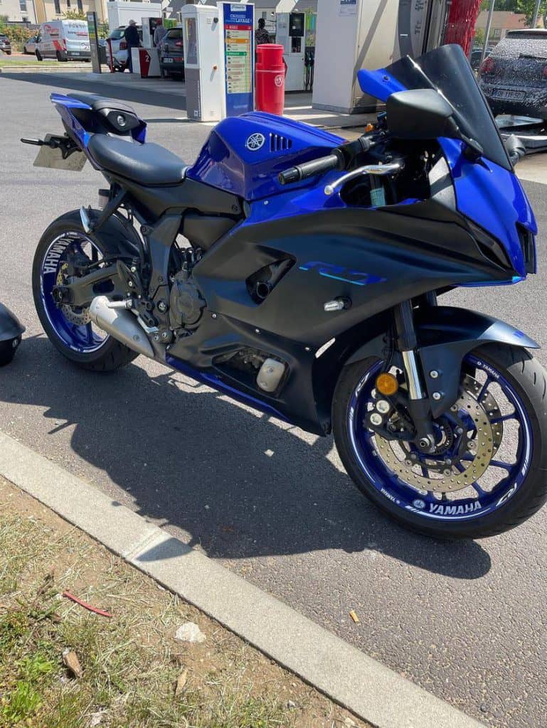 Stickers jante Yamaha R7 - Kit déco complet pour les 2 jantes