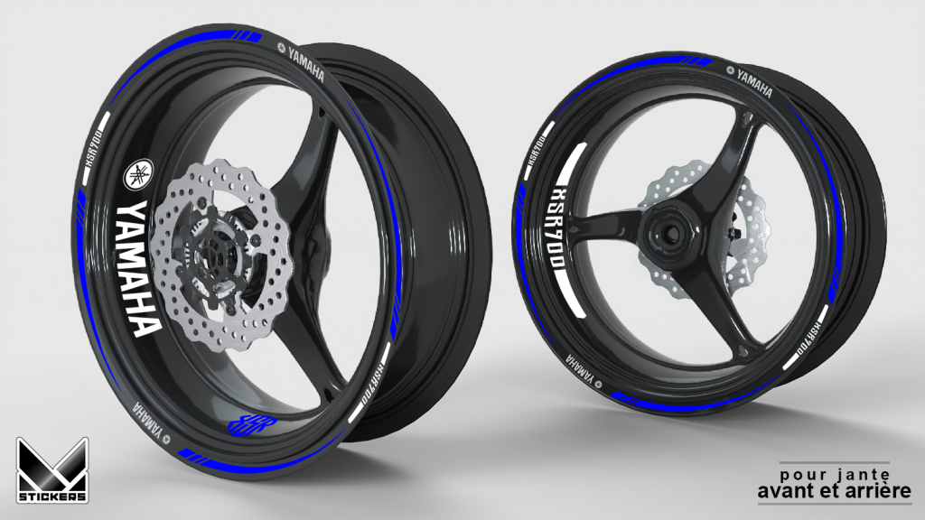 Yamaha XSR 900 Wheel Stickers - Decal Kit for both wheels