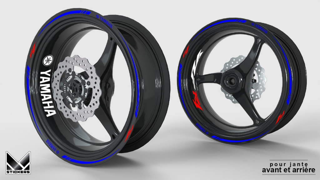 Yamaha R1 rim stickers