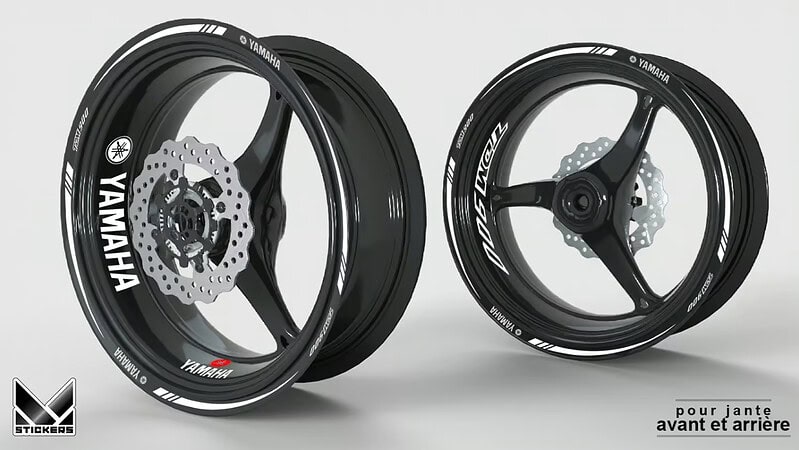 Yamaha TDM 900 Wheel Stickers - Decal Kit for both wheels