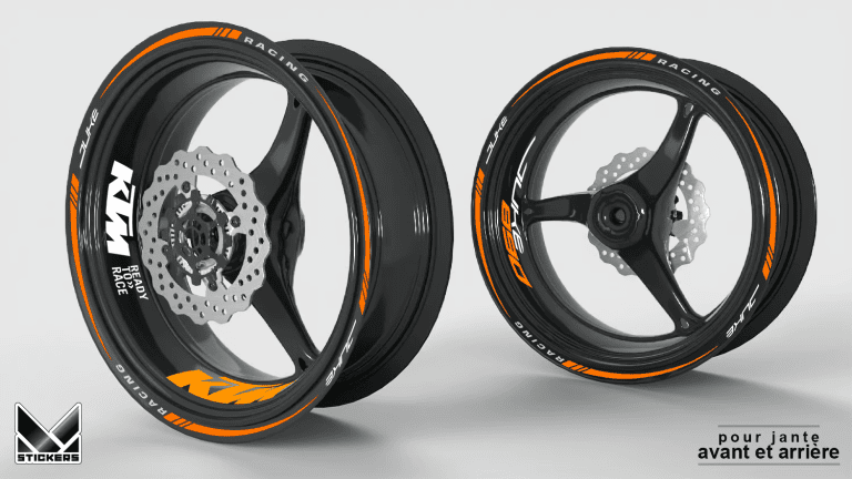 KTM Duke 890 Wheel Stickers - KTM Duke 890 Wheel Decal Kit