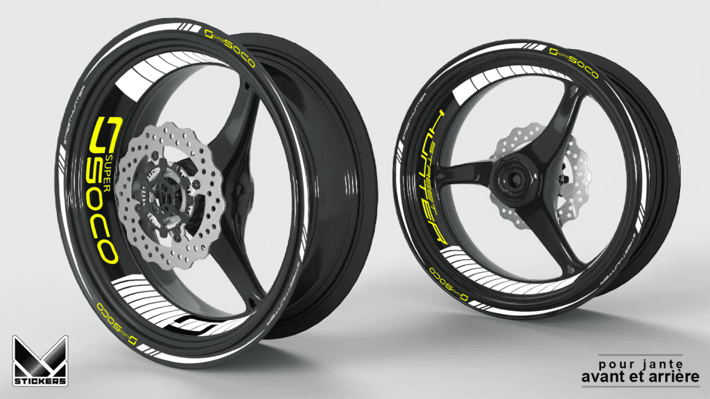Stickers jante Super Soco TS Sreet Hunter - M-Stickers